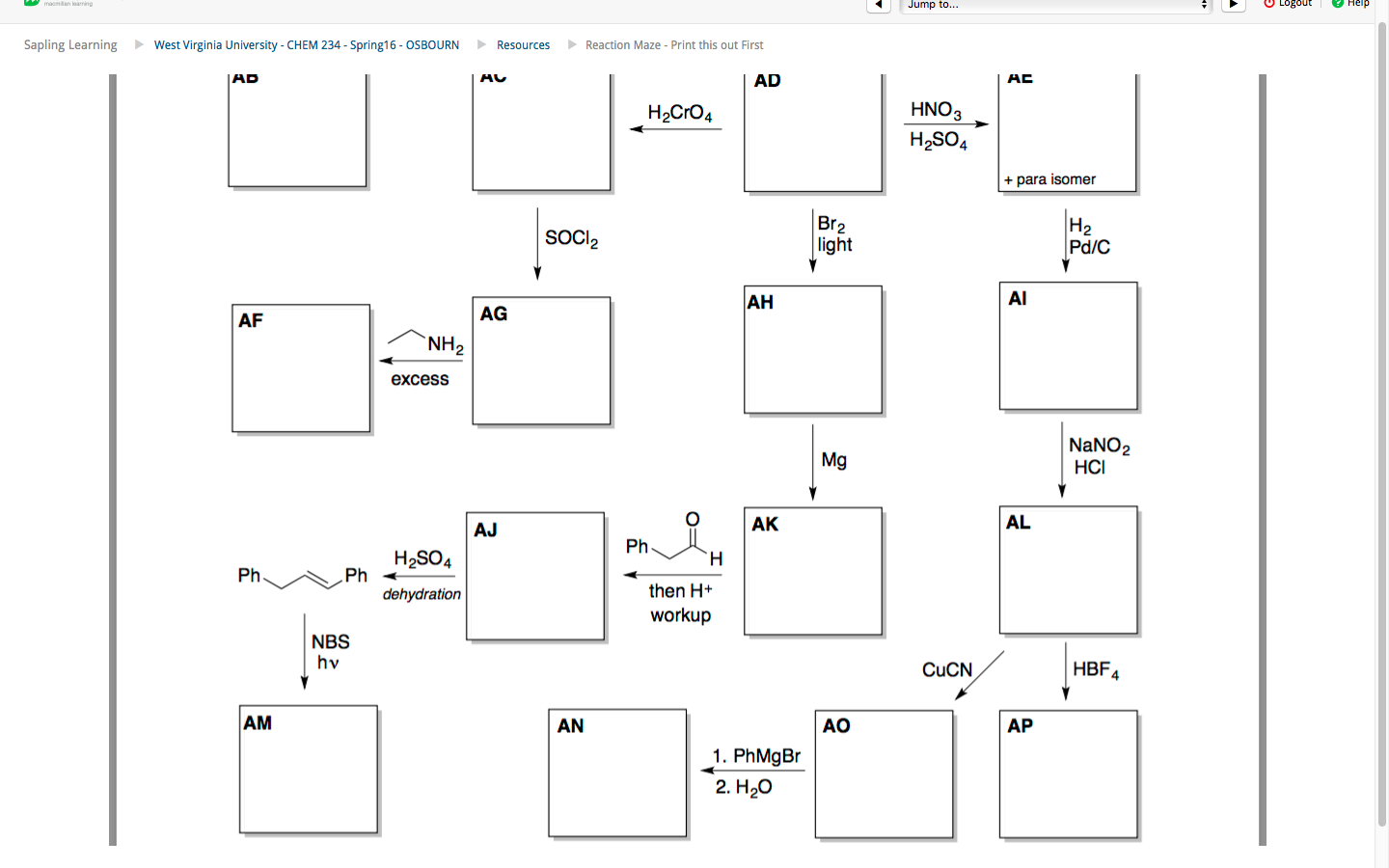 Solved ?Fill in the missing structures in each of the | Chegg.com