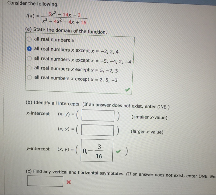 Solved Consider The Following F X