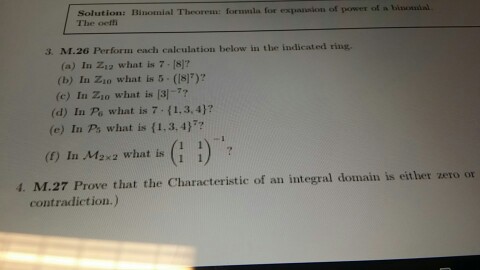 Solved abstract algebra | Chegg.com