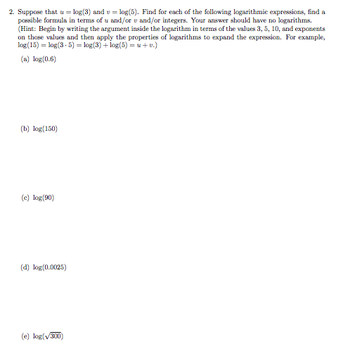 Solved 1. Determine the domain of each logarithmic function. | Chegg.com