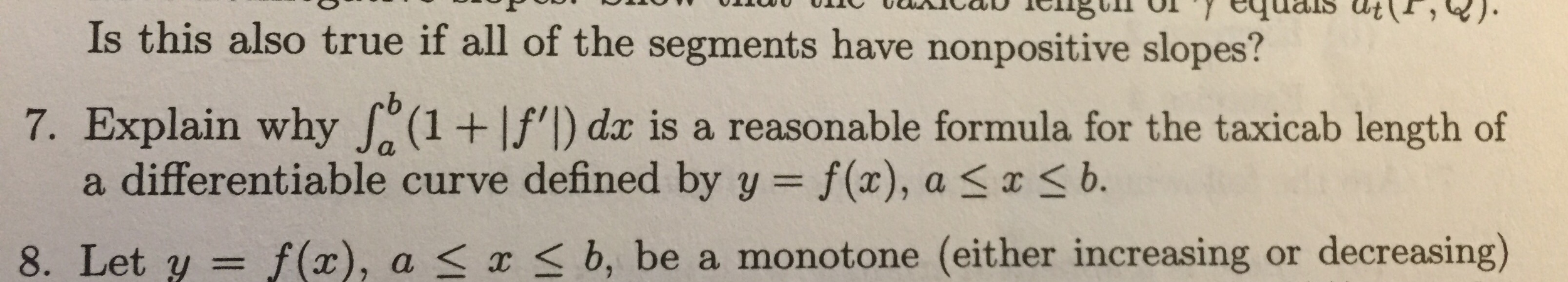 Solved Explain why the formula is a reasonable formula for | Chegg.com