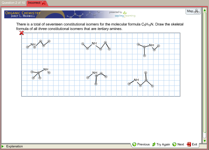 Solved There is a total of seventeen constitutional isorners | Chegg.com
