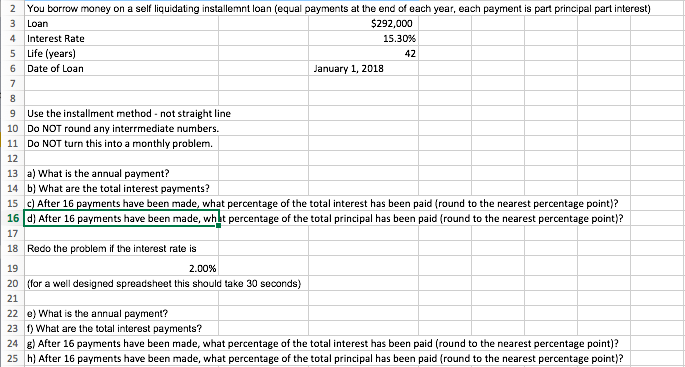Solved 2 You borrow money on a self liquidating installemnt | Chegg.com