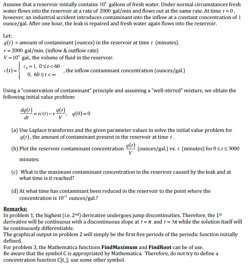 Solved Operational Methods with Differential Equations using | Chegg.com
