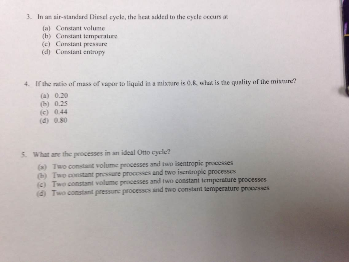 Solved Please circle one correct answer to each problem. | Chegg.com