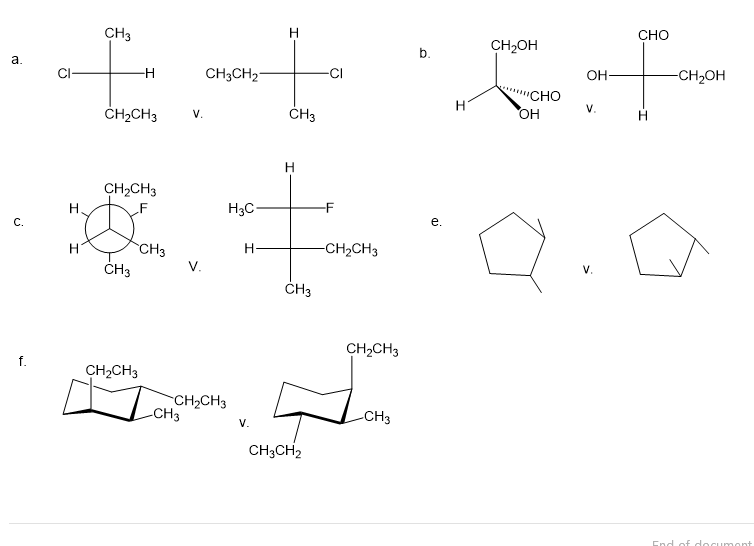 Solved COOH COOH COOH COOH Ho H HT Br Br H and and H OH CH3 | Chegg.com