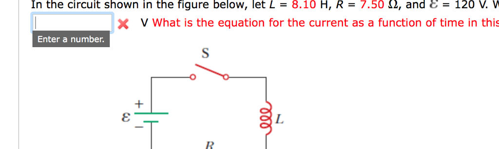 Solved In the circuit shown in the figure below, let L = | Chegg.com