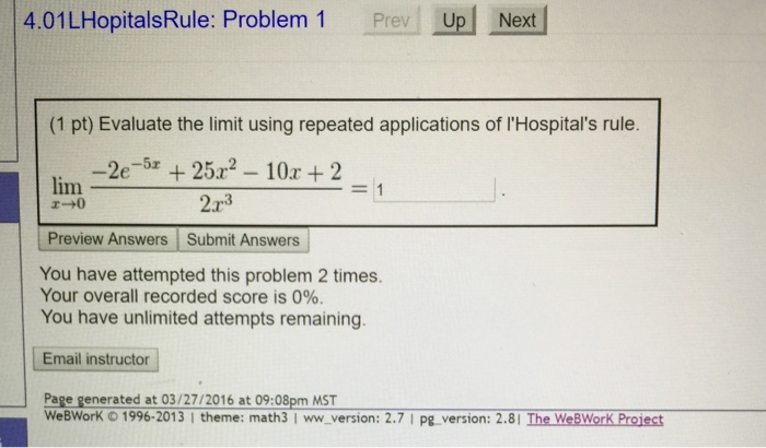 Solved Evaluate the limit using repeated applications of | Chegg.com