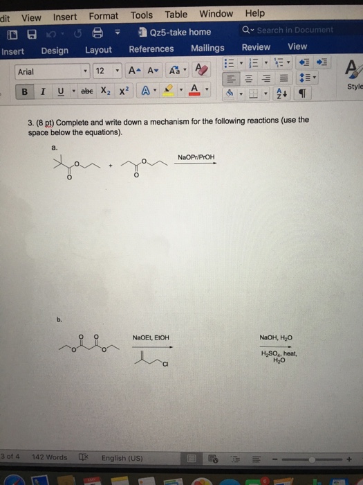 Solved Complete and write down a mechanism for the following | Chegg.com