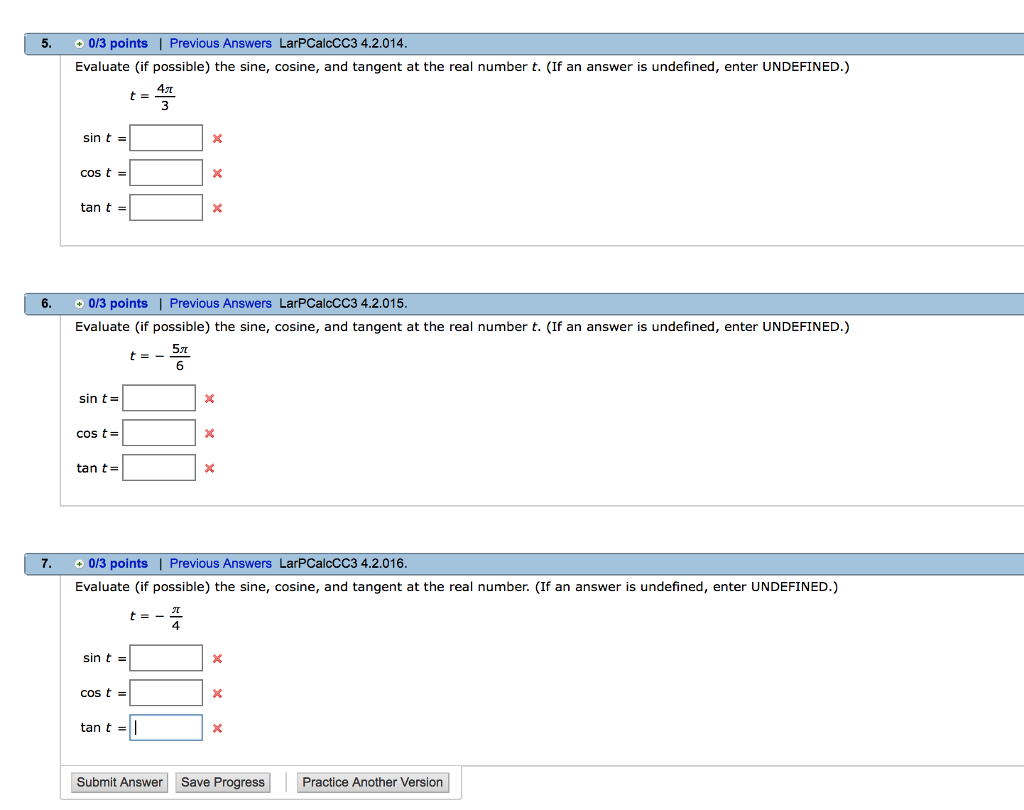 Solved 5· ÷ 0/3 points | Previous Answers LarPCalcCC3 4.2014 | Chegg.com