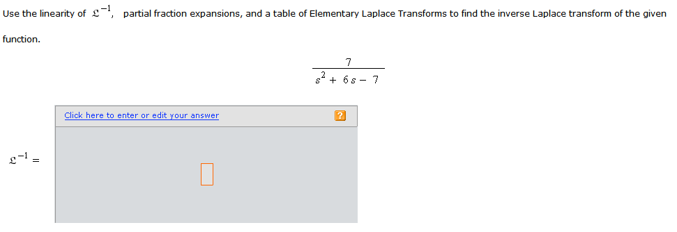 Solved Use the linearity of partial fraction expansions, | Chegg.com