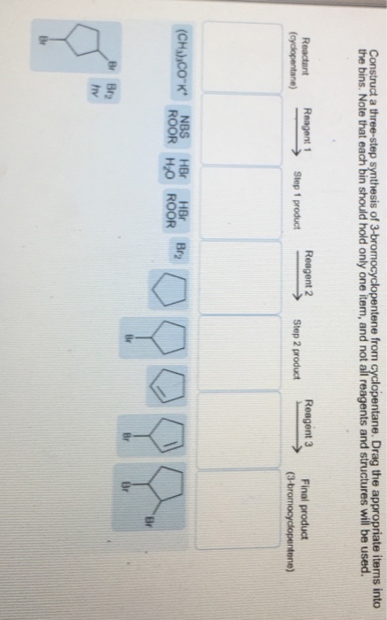 Solved Construct a three-step synthesis of | Chegg.com Solved Construct a three-step synthesis of | Chegg.com