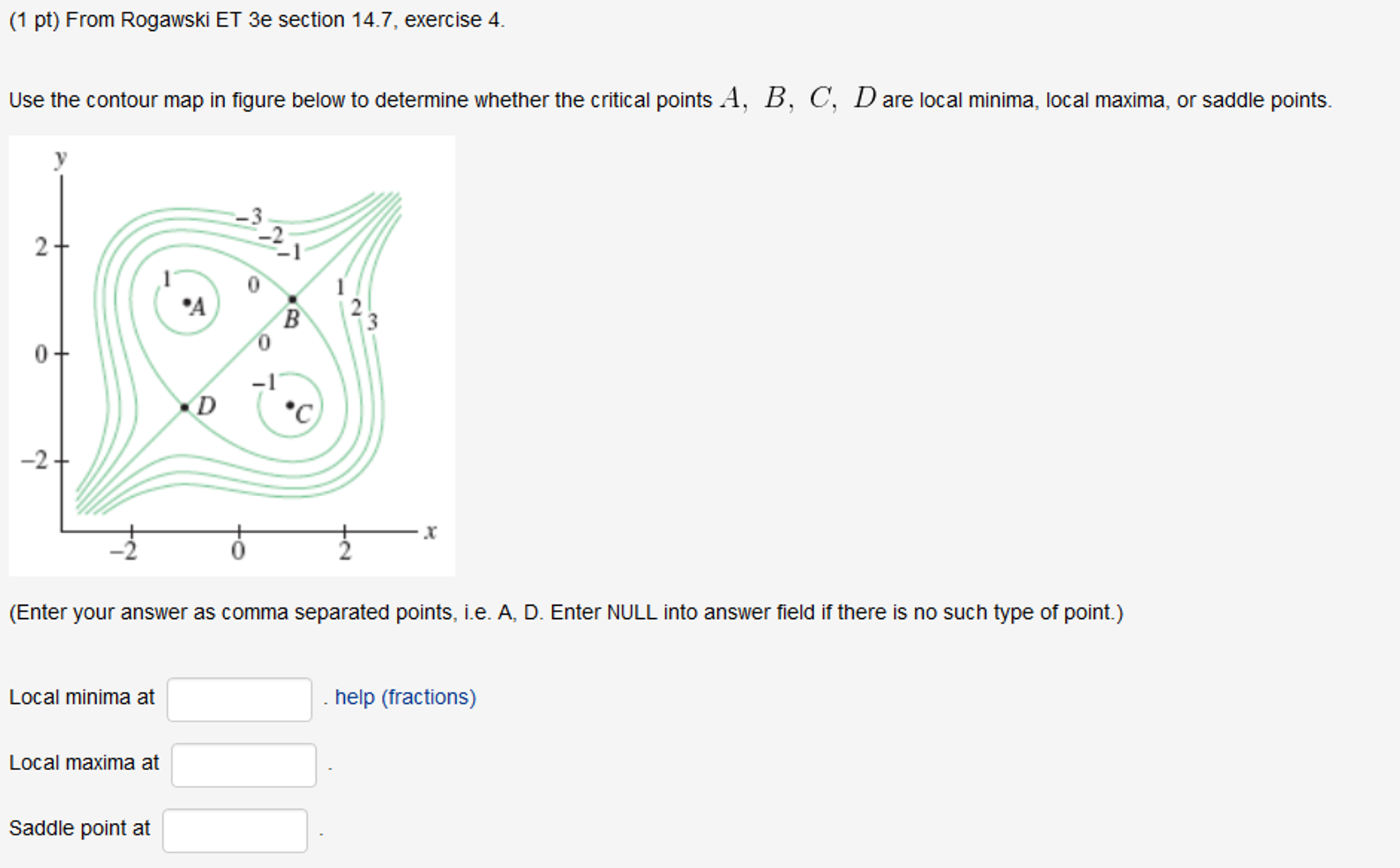 Solved Use the contour map in figure below to determine | Chegg.com