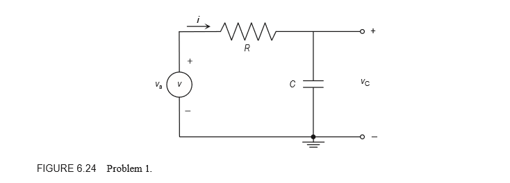Solved 1 Consider The First Order Rc Circuit Shown In