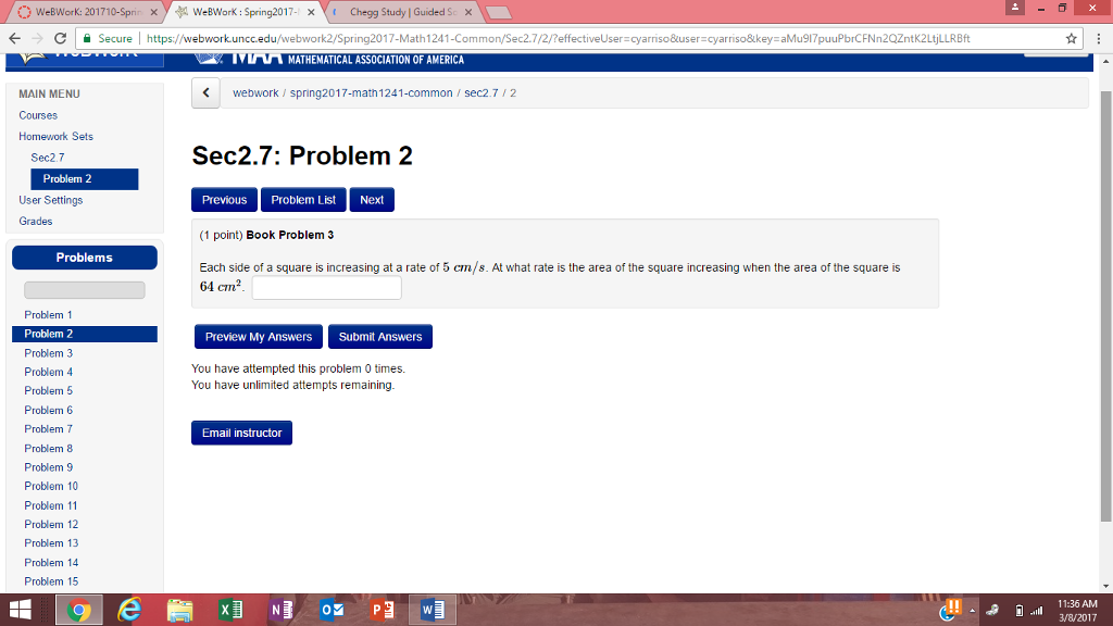 Solved WeBwork: 20 x A WeBWork: Spring20 x Chegg Study I | Chegg.com Solved WeBwork: 20 x A WeBWork: Spring20 x Chegg Study I | Chegg.com