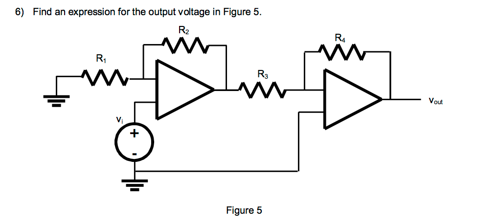 Solved Find an expression for the output voltage in Figure | Chegg.com