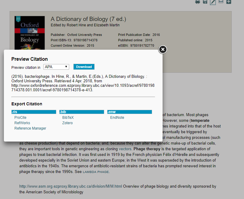 Solved A Dictionary of Biology (7 ed.) Edited by Robert Hine | Chegg.com