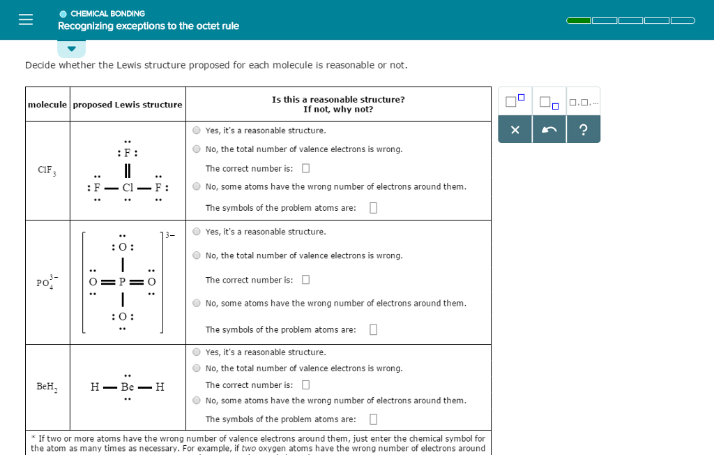 Solved Decide whether the Lewis structure proposed for each | Chegg.com Solved Decide whether the Lewis structure proposed for each | Chegg.com