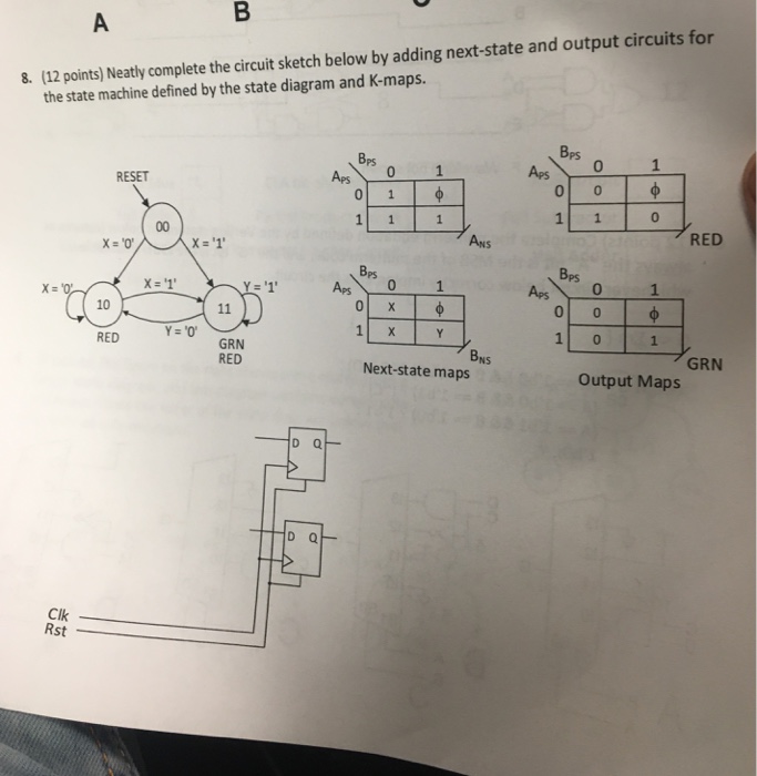 Solved Neatly complete the circuit sketch below by adding | Chegg.com