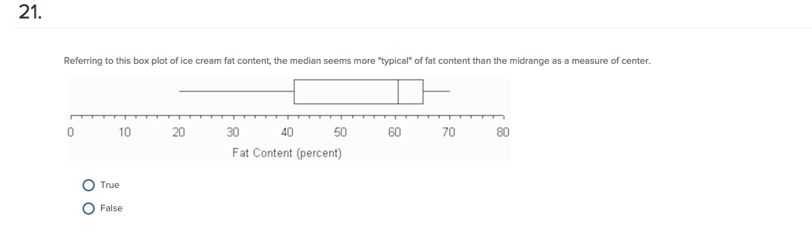 Solved Referring to this box plot of ice cream fat content, | Chegg.com