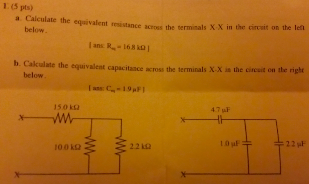 Solved Calculate the equivalent resistance across the | Chegg.com