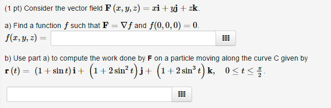Solved Consider the vector field F(x,y,z)=xi+yi+zk. Find a | Chegg.com