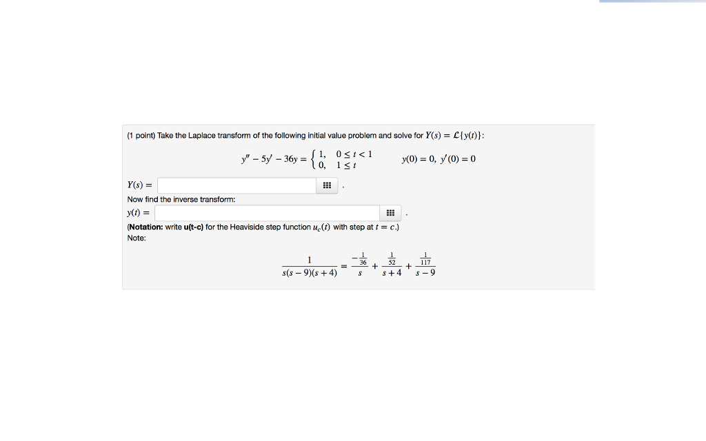 Solved 1 Point Take The Laplace Transform Of The Following Chegg solved-1-point-take-the-laplace-transform-of-the-following-chegg