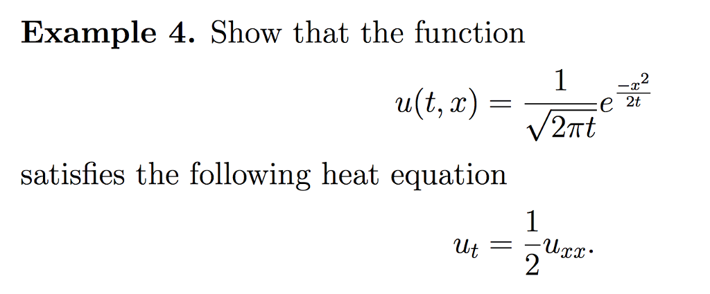 Solved Example 4. Show that the function 2 satisfies the | Chegg.com