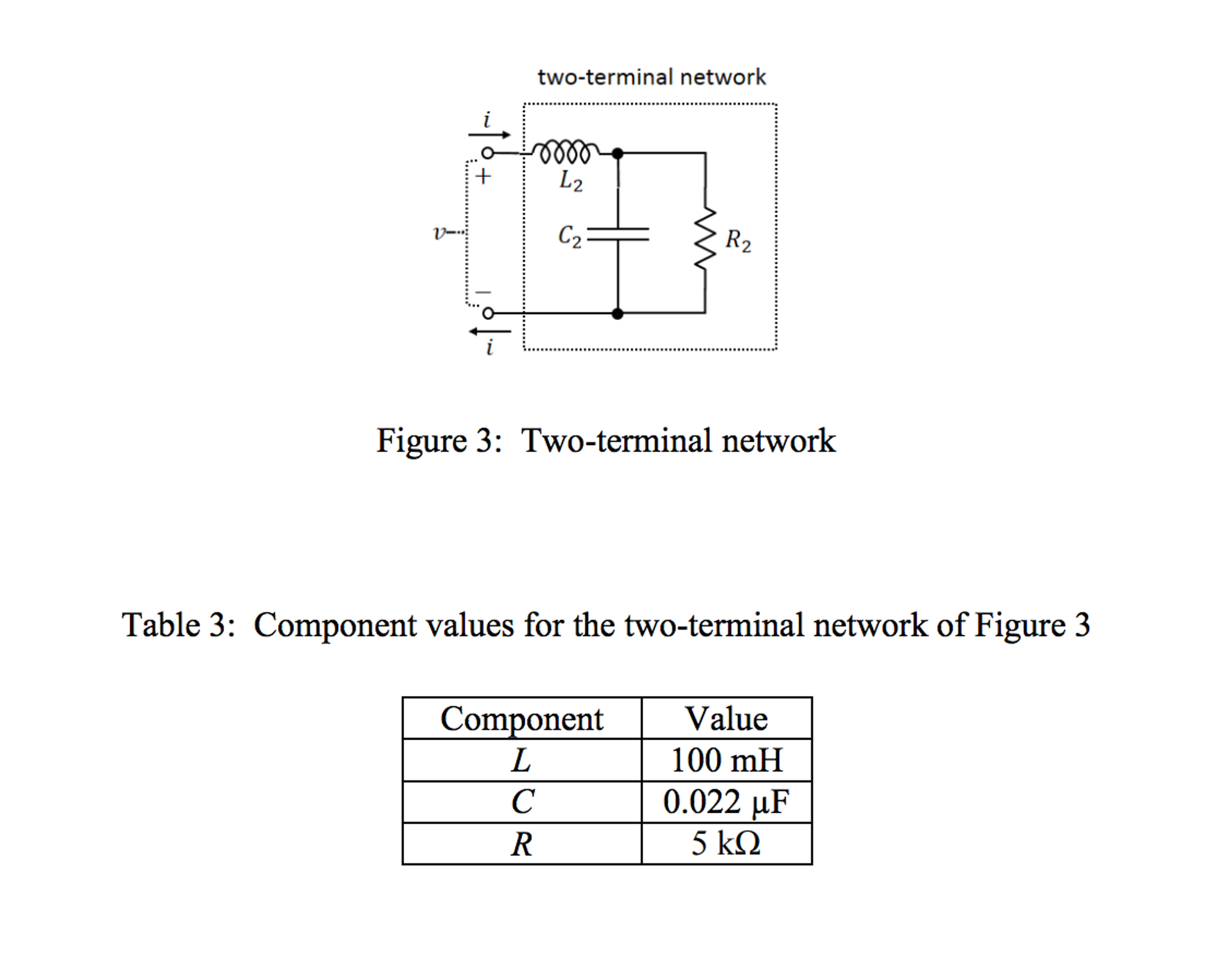 Solved Consider The Two Terminal Network Of Figure 3 For