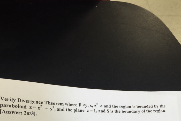 Solved Verify the divergence theorem where F | Chegg.com