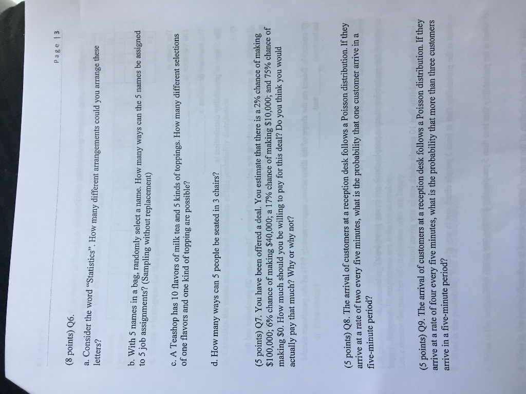 Solved Consider the word "Statistics". How many different | Chegg.com