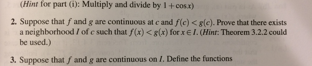 Solved Hint for part (G): Multiply and divide by 1 +cos.x) | Chegg.com