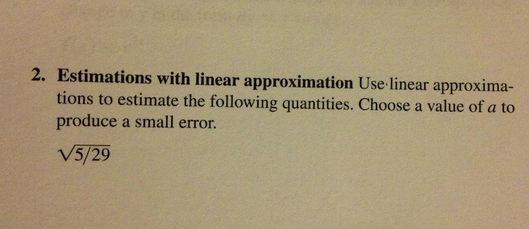 Solved Estimations with linear approximation Use linear | Chegg.com Solved Estimations with linear approximation Use linear | Chegg.com