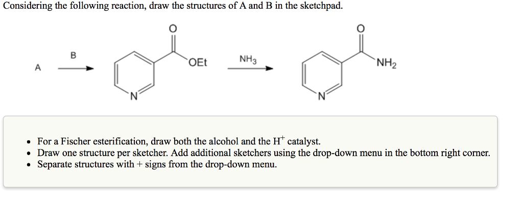 Solved Considering the following reaction, draw the | Chegg.com
