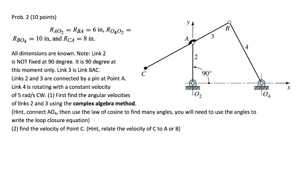 Prob 3 10 Points Find The Angular Accelerations Of