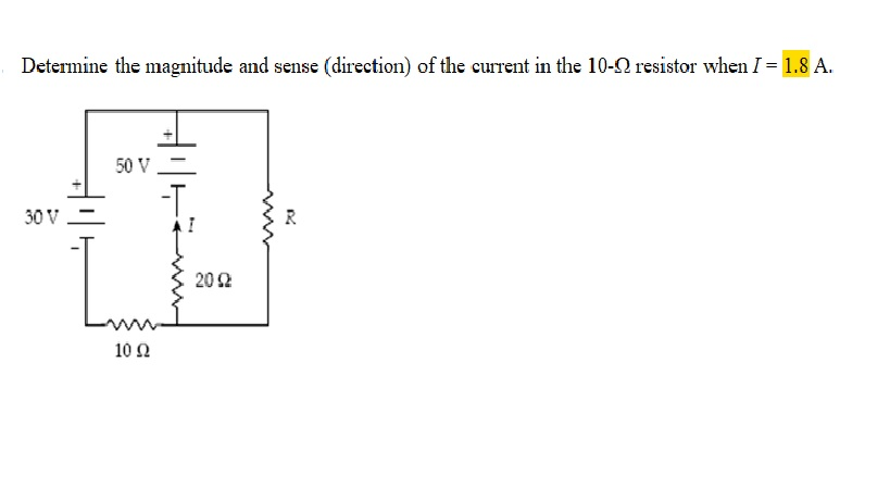 Solved Determine The Magnitude And Sense Direction Of The