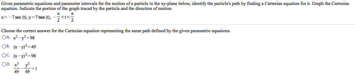 Solved Graph the lemniscate r2 = 36 cos 2 theta. What | Chegg.com