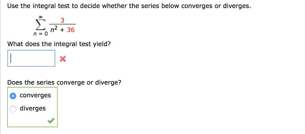 Solved Use the integral test to decide whether the series | Chegg.com