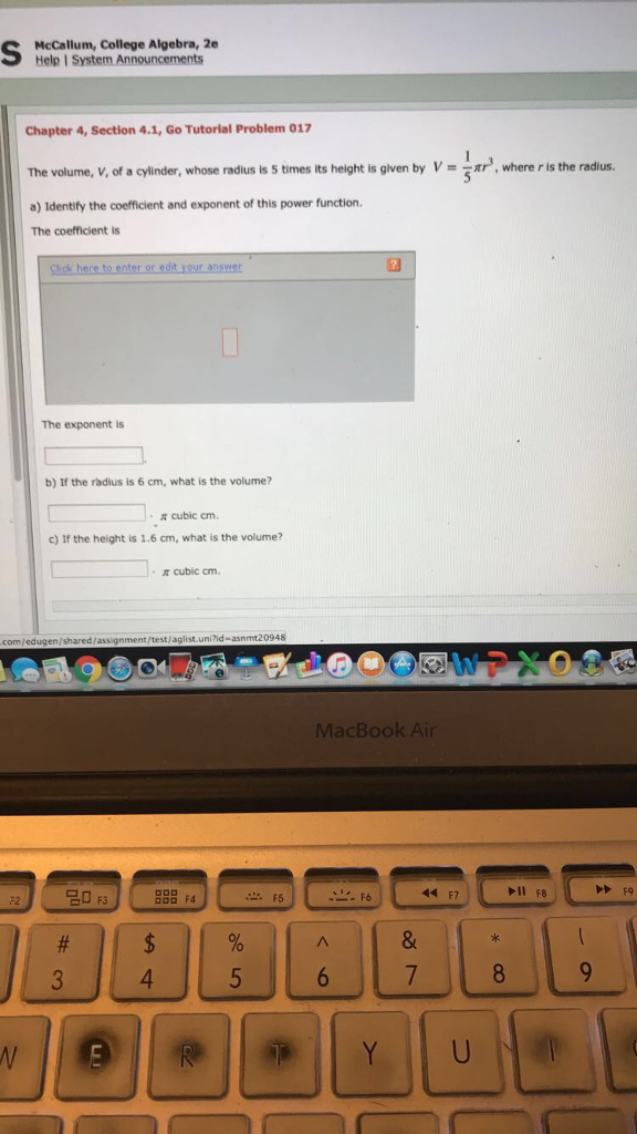 Solved McCallum, College Algebra, 2e Help I System | Chegg.com