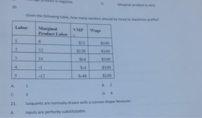 Solved Given the following table, how many workers should be | Chegg.com Solved Given the following table, how many workers should be | Chegg.com