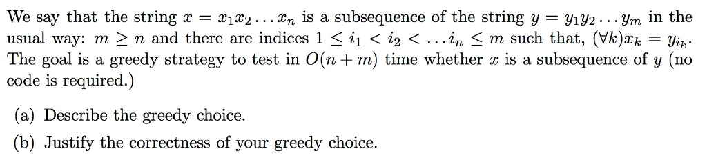 Solved We say that the string x = x_1x_2 ellipsis x_n is a | Chegg.com