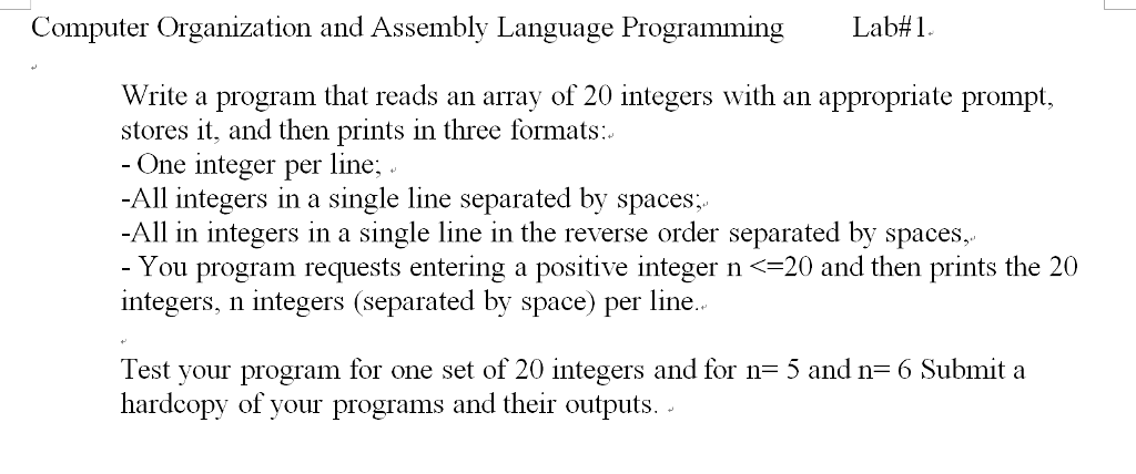 Solved Write a MIPS program that do all those three things. | Chegg.com