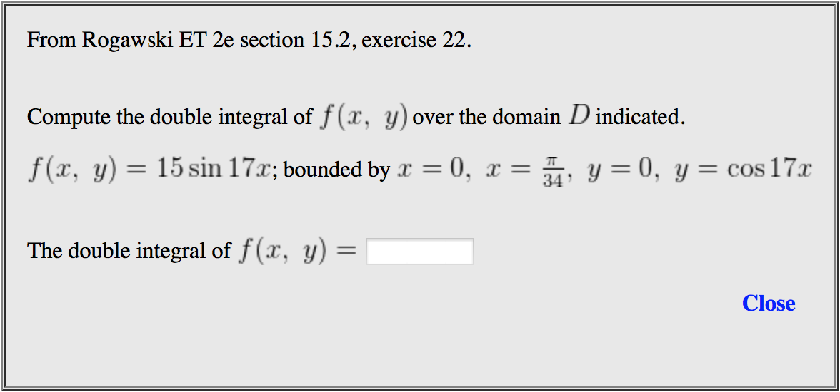 Solved From Rogawski ET 2e section 15.2, exercise 22 Compute | Chegg.com
