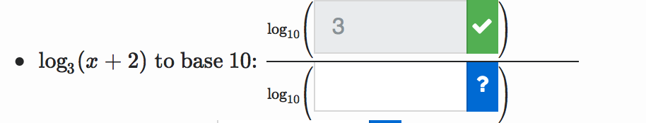Solved Use the appropriate change of base formula to convert | Chegg.com