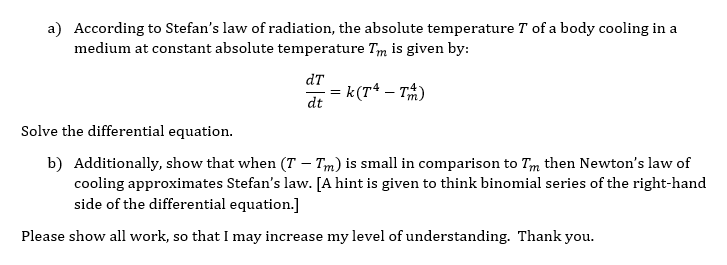 Black Body Radiation Stefans Law - All About Radiation