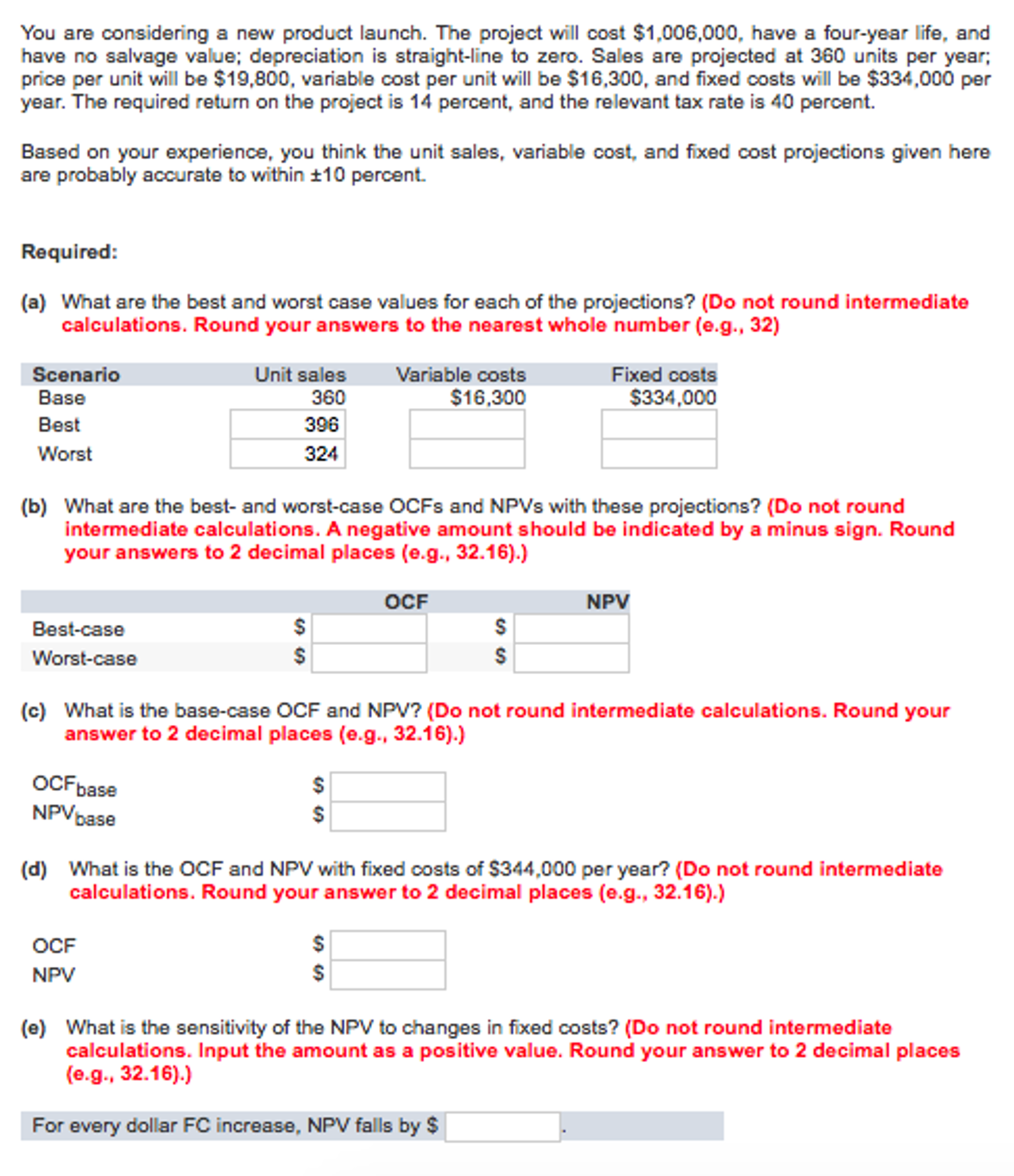 Solved You are considering a new product launch. The project | Chegg.com