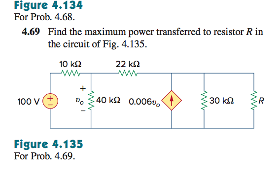 Solved Find the maximum power transferred to resistor R in | Chegg.com