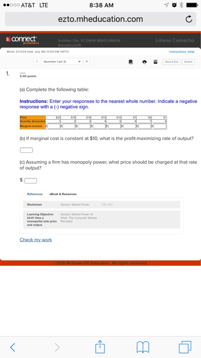 Solved Complete the following table: Instructions: Enter | Chegg.com