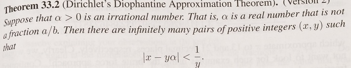Solved (Dirichlet s Diophantine Approximation Theorem) | Chegg.com