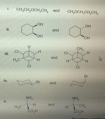 Solved classify the following pairs as identical, structural | Chegg.com